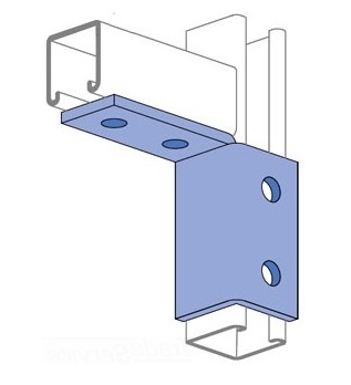 4" New B-LINE B272 Unistrut Kindorf 8 Hole Channel Wing Fitting ...