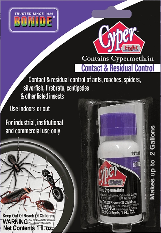 Bonide Cyper Eight 029 Insect Killer, 1 oz Bottle, Clear to Amber Brown ...