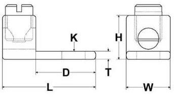 BURKA31U BUR KA31U 350 ALCU 1H TERM LUG | Hill Country Electric Supply, LP