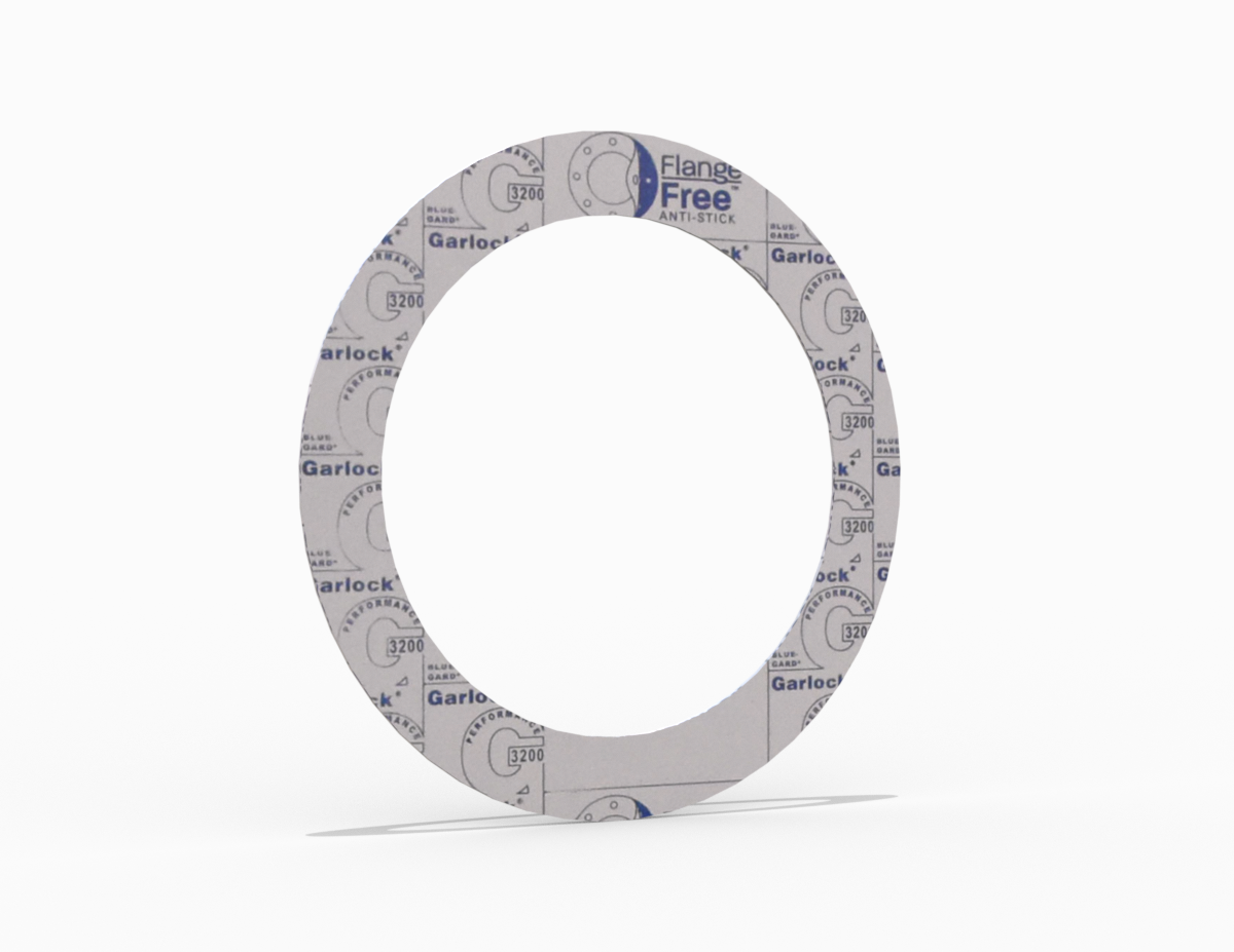 3-1/2 ID Blue Aramid/Buna-N Flange Gasket Full Face 7-1/2 OD Pack of 1 ...