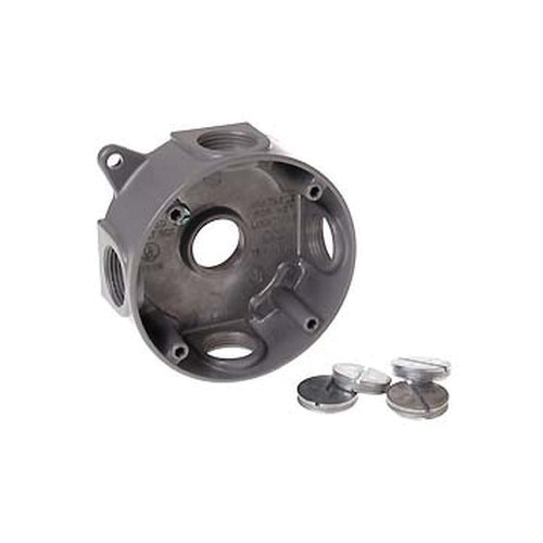 5372-0 RACO WP 4 RND (5)3/4 OTLETS | Kendall Electric Inc