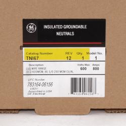 TNI67 GE 800 AMP NEUTRAL-KIT | Kendall Electric Inc