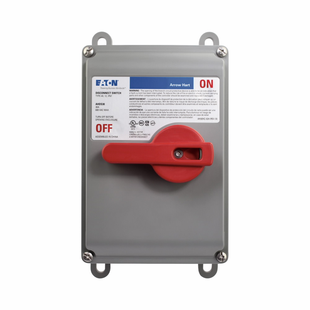 AHDS30AC CWD 30A DISCONNECT SWITCH | Kendall Electric Inc