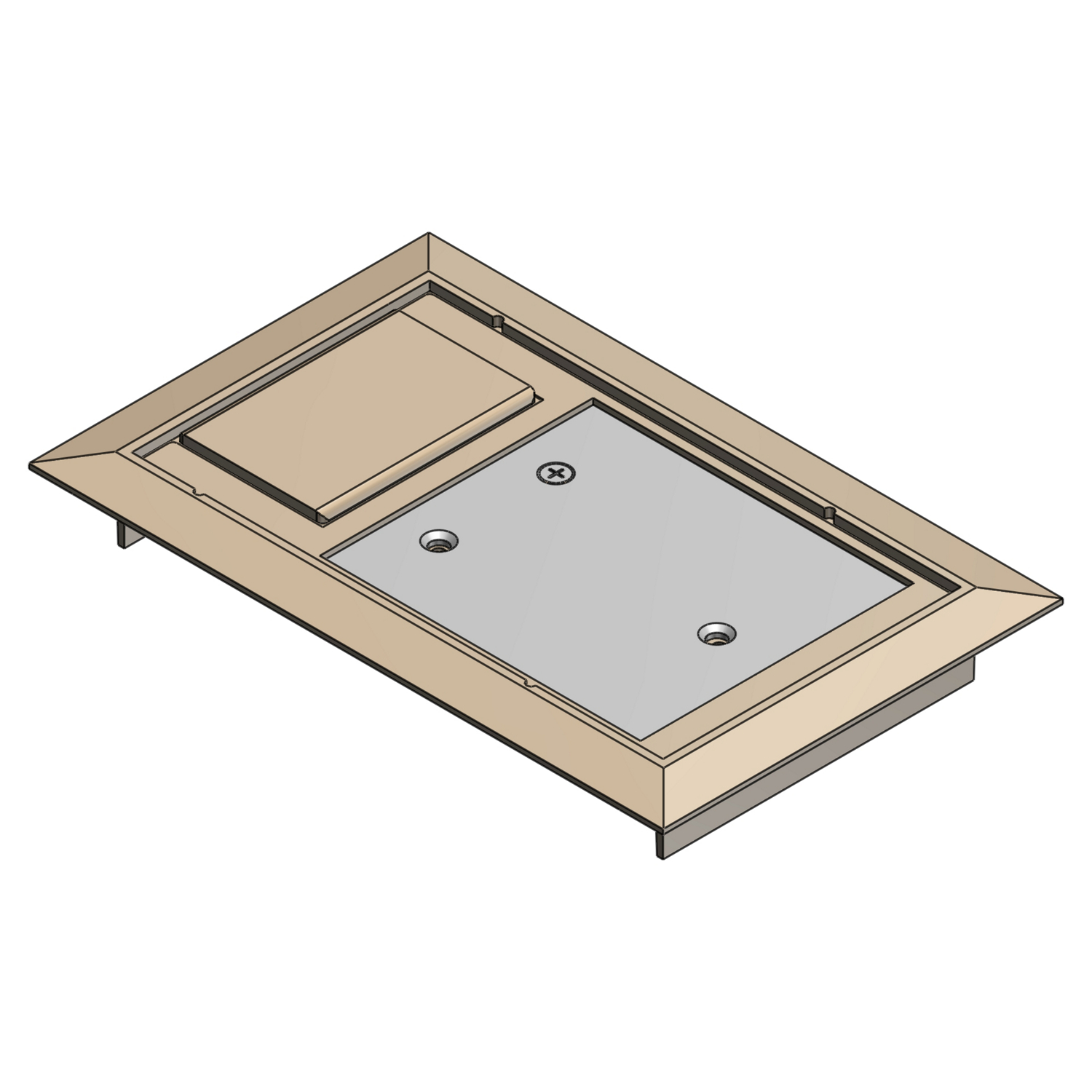664-CST-SW-BGE T&B CARPET PLATE | Kendall Electric Inc