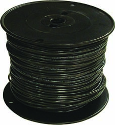 12 THHN SOLID BLACK 500 SPOOL WIRE | Kendall Electric Inc
