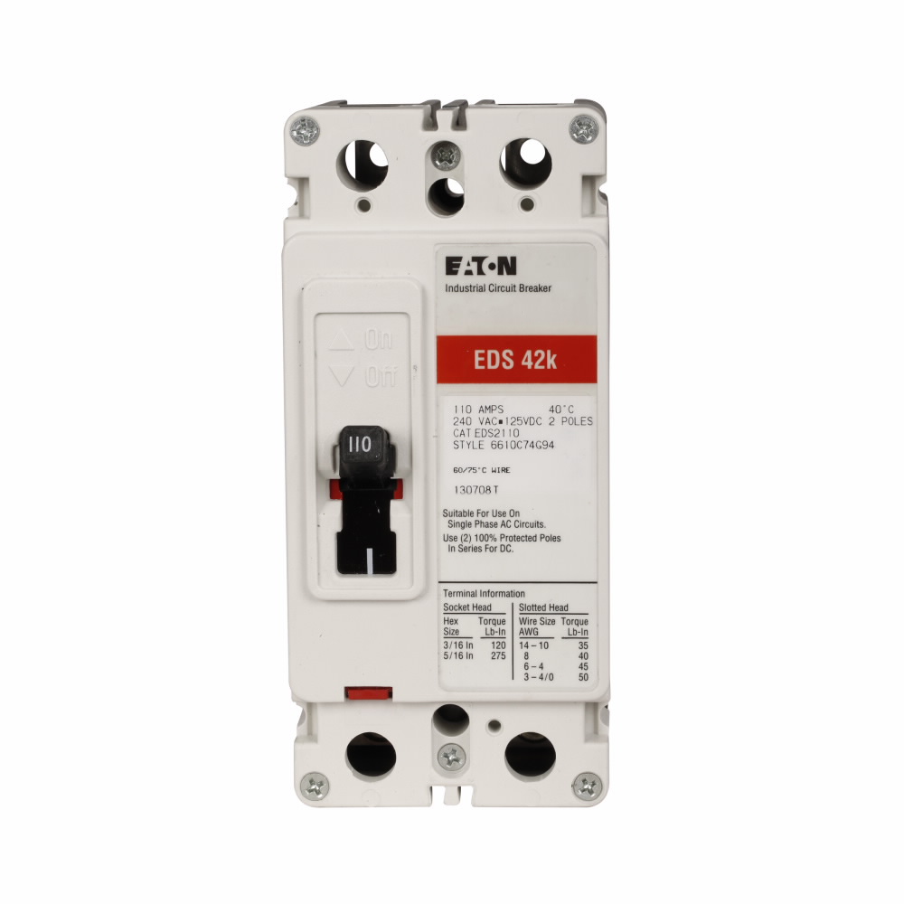 EDS2100 CH EDS 42KA @ 240 V 2 POLE | Kendall Electric Inc