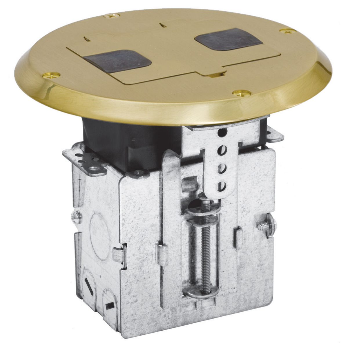 RF515BR HUBBELL FLR BOX KIT WOOD | Kendall Electric Inc