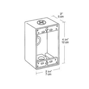 B3B RAB WEATHERPROOF SINGLE OUTLET | Kendall Electric Inc