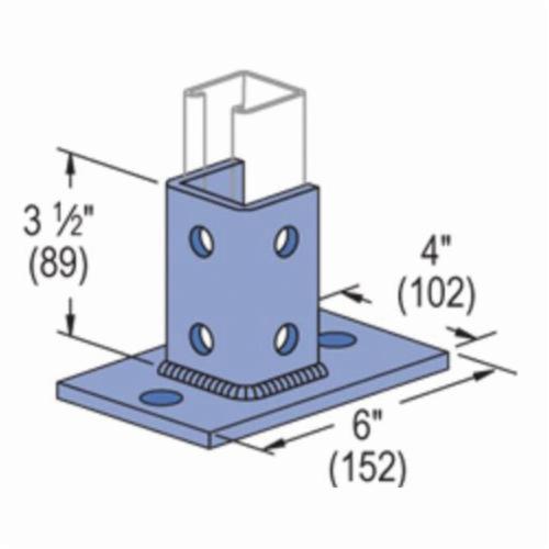 P2941EG UNISTRUT POST BASE | Kendall Electric Inc