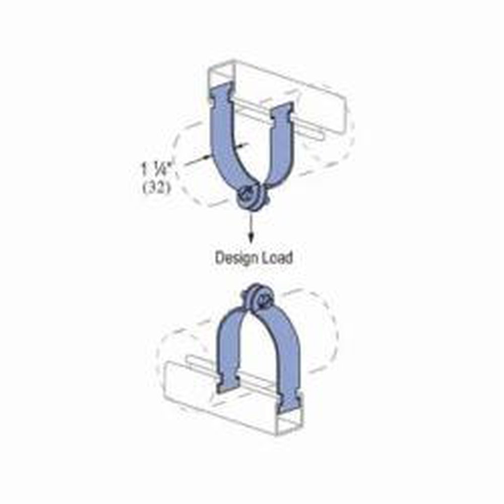 P1120-EG UNISTRUT RIGID STEEL CONDUIT CLAMP | Kendall Electric Inc