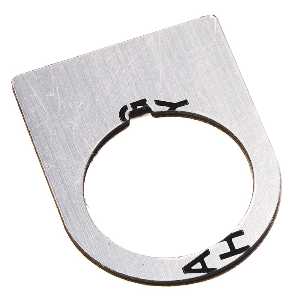 800F-34AE213 AB 800F LEGEND PLATE | Kendall Electric Inc