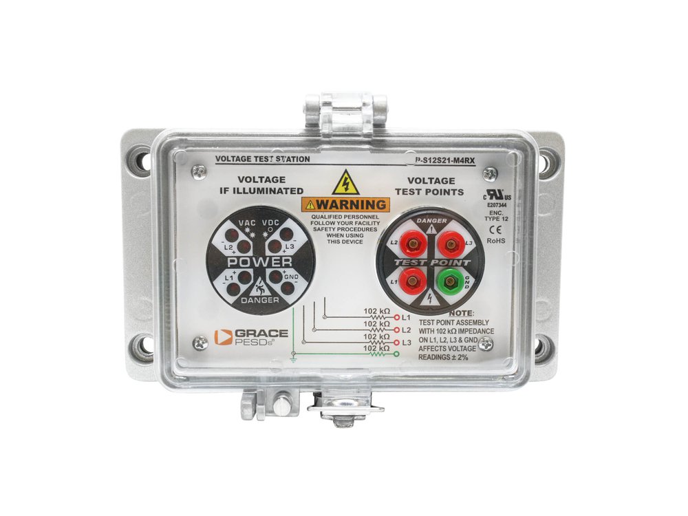 P-S12S21-M4RX GRACE VOLTAGE TEST STATION WITH NON-FLASHING VOLTAGE ...