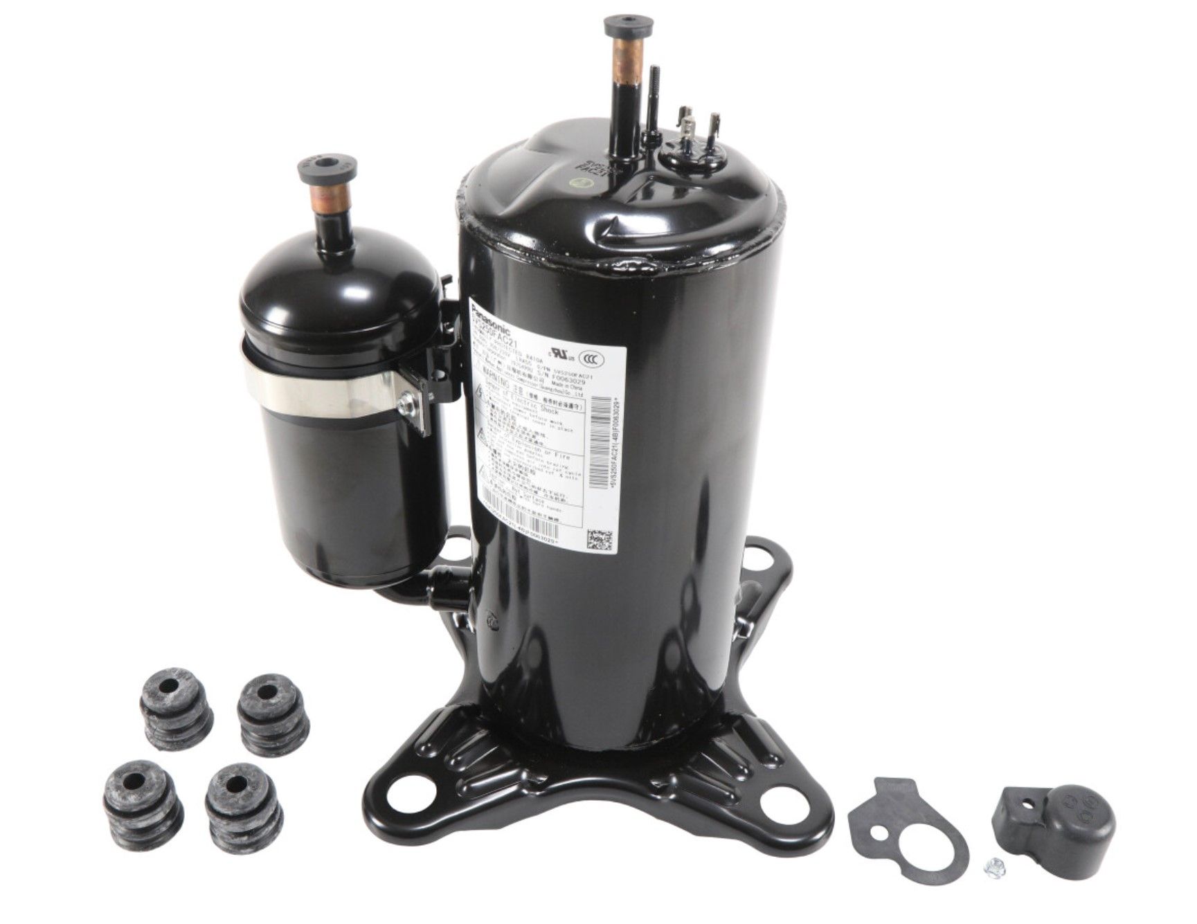 Rotary Compressor, 2.5 Tons, 24,325 BtuH, R-410A, 208/230V | Plumbing ...