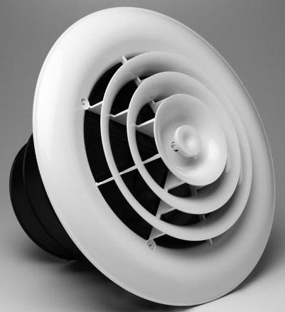 AIRTEC ROUND DIFFUSER 8" 4 PER BX SKU #81911 MV360 | Riley Sales INC