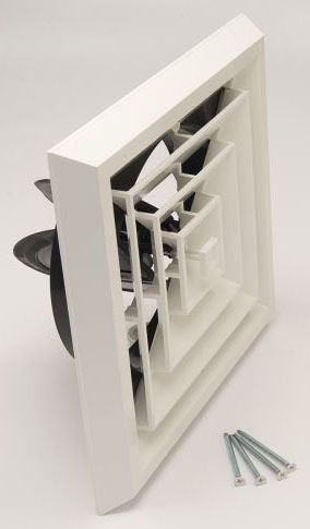 AIRTEC DIFFUSER 4 WAY WITH DAMPER SKU #81944 GRD4 | Riley Sales INC