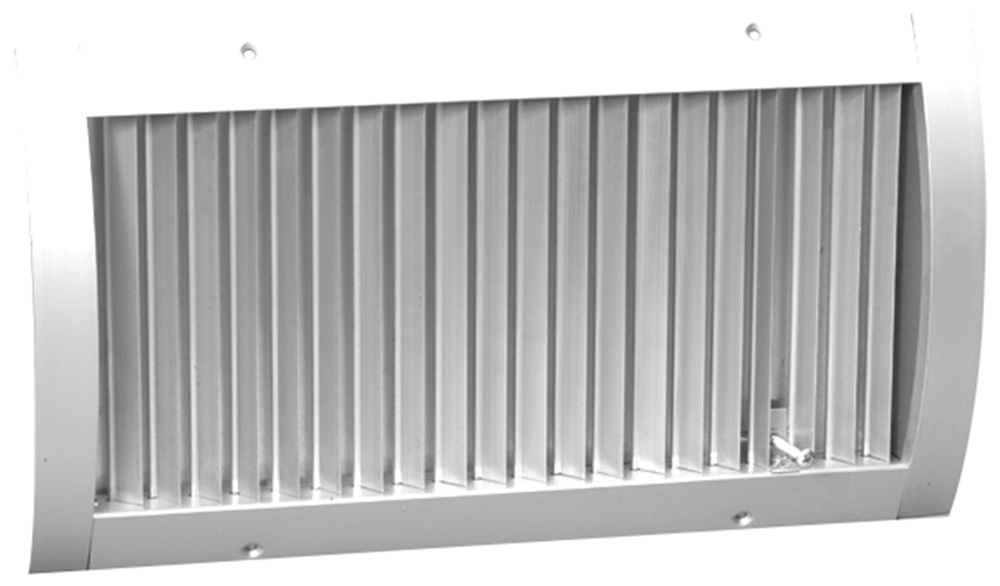 H&C SV - Single-Deflection Diffuser w/ Scoop (Off of 12" Round) SV 12X6 ...