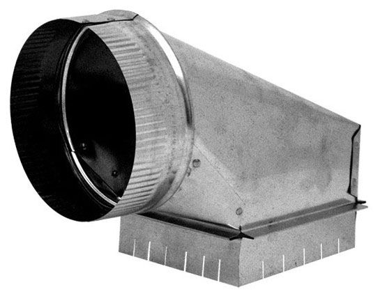 5" Fiberglass Top Takeoff with Damper (12) 62FGWD5 | Riley Sales INC