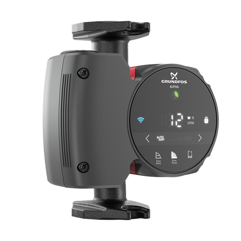 Grundfos 92603108 High-Efficiency Circulator Pump, 17 gpm Flow Rate ...