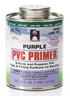 HERC 60485 1 PT PURPLE PVC PRIMER - Wallington Plumbing and Heating ...