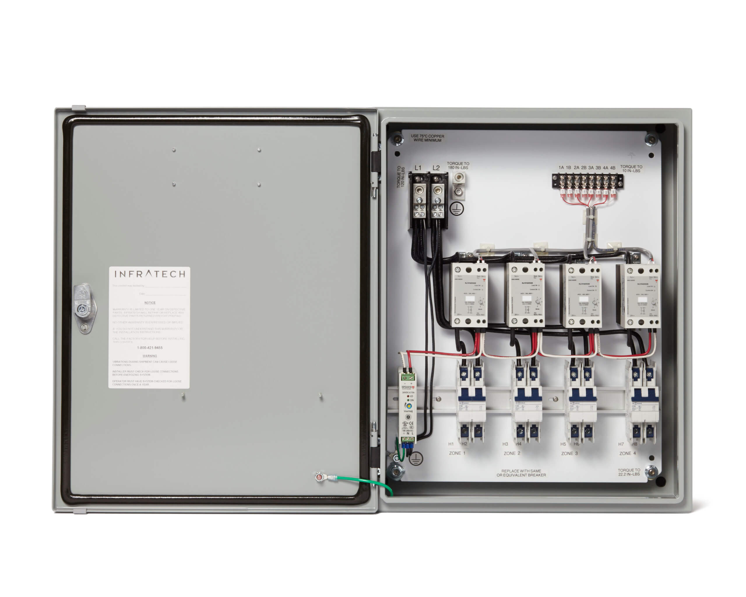 Infratech 4 Relay Home Management Panel 30-4064 | Infratech Heaters