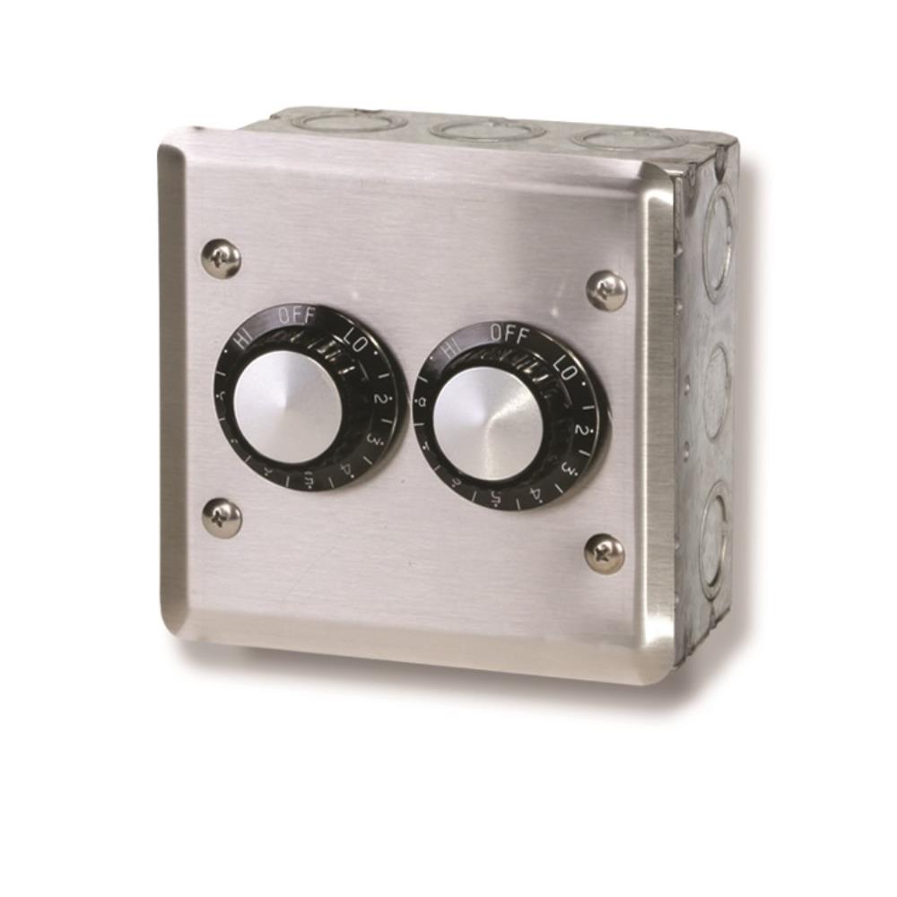 Infratech Dual Flush Mount Input Regulator with Stainless Steel Wall ...