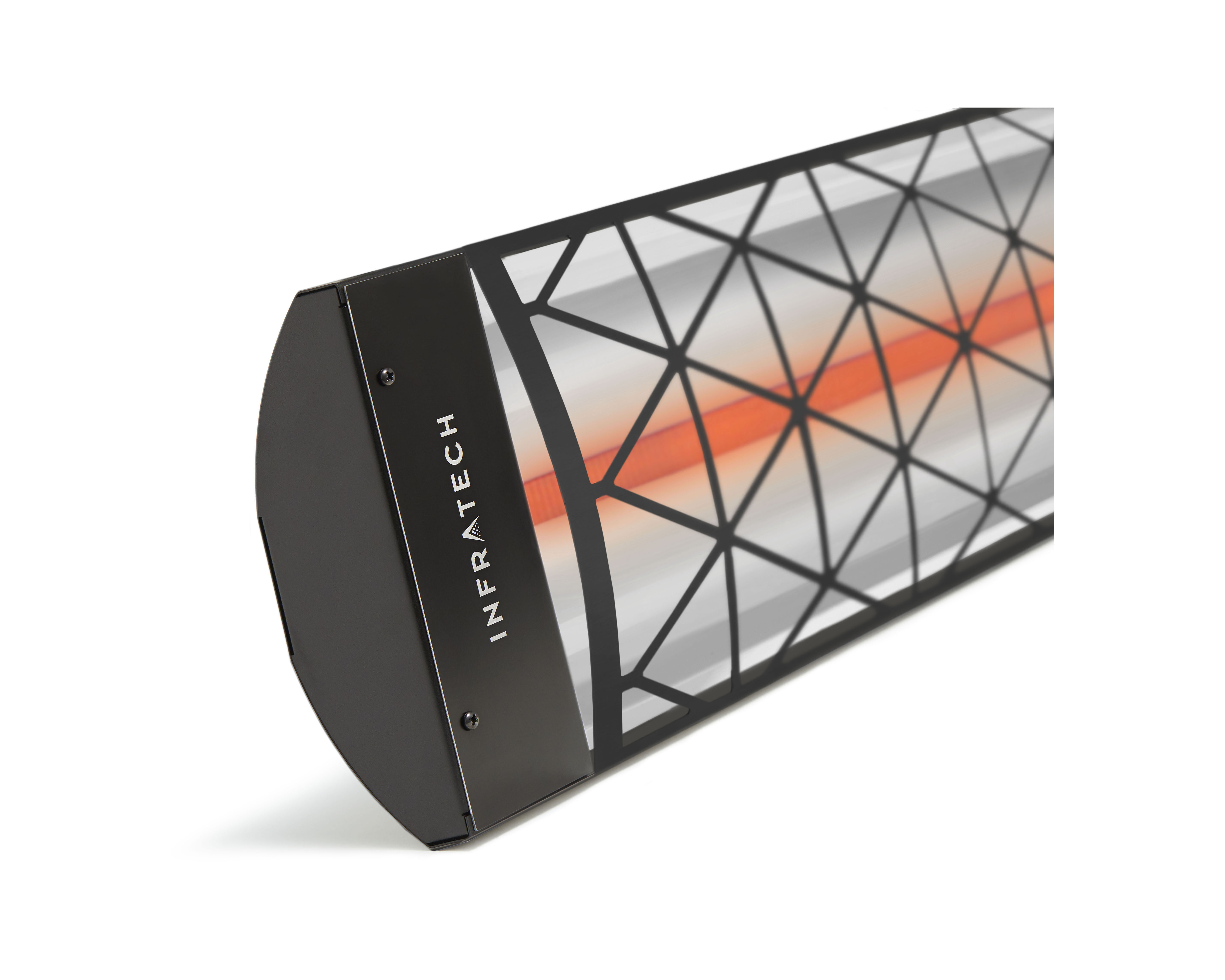 Infratech Black Single Element 61-1/4 inch 4000 Watt Contemporary ...