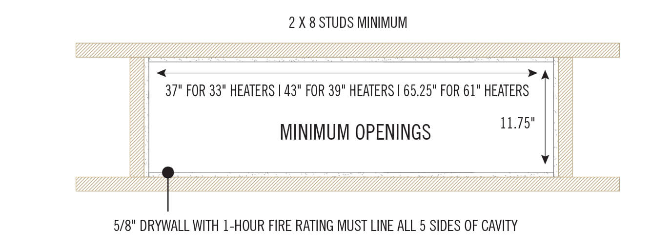 Infratech Flush Mount Heaters