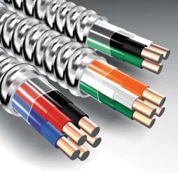 Wire, Cable, Portable Cord Building Wire & Cable Armored Cable - BX ...