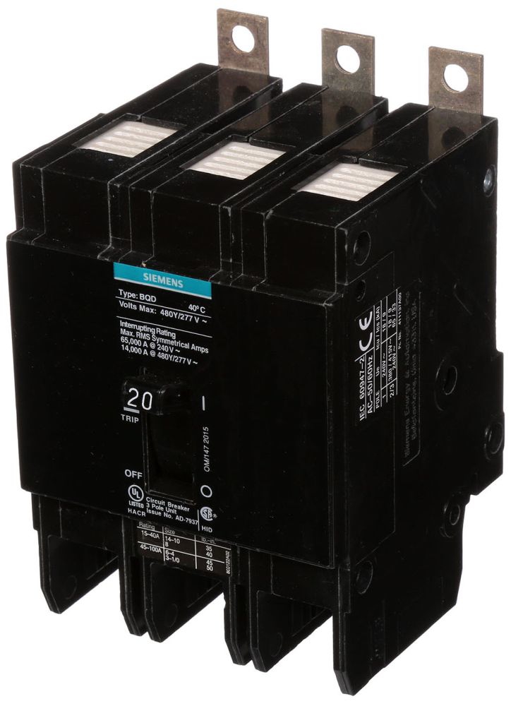 Siemens Bolt-On Circuit Breakers | Siemens - Warshauer Electric Supply