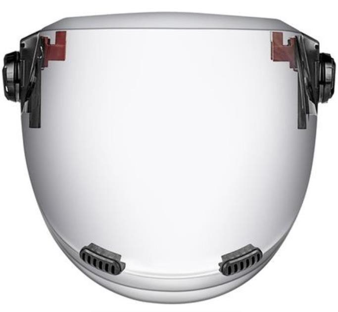 Salisbury 12 Cal Weight Balancing Faceshield with PrismShield Plus AS1200U-PP | Warshauer ...