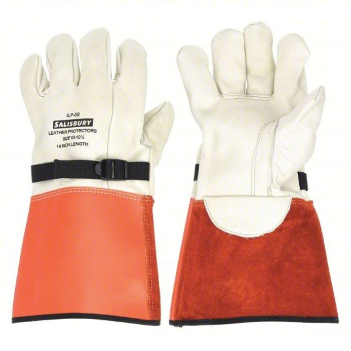 Salisbury Size 9, 14 inch Leather Protector Gloves ILP5S/9 | Warshauer ...