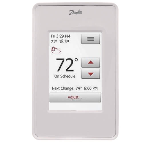 Danfoss Wifi Touch Screen Programmable Thermostat LX205T | Warshauer ...