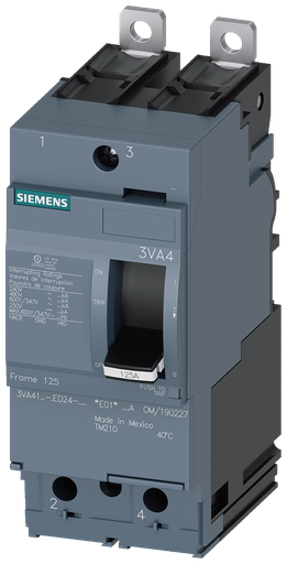 Siemens 30-Amp 2-Pole Molded Case Circuit Breaker 3VA UL Molded Case ...